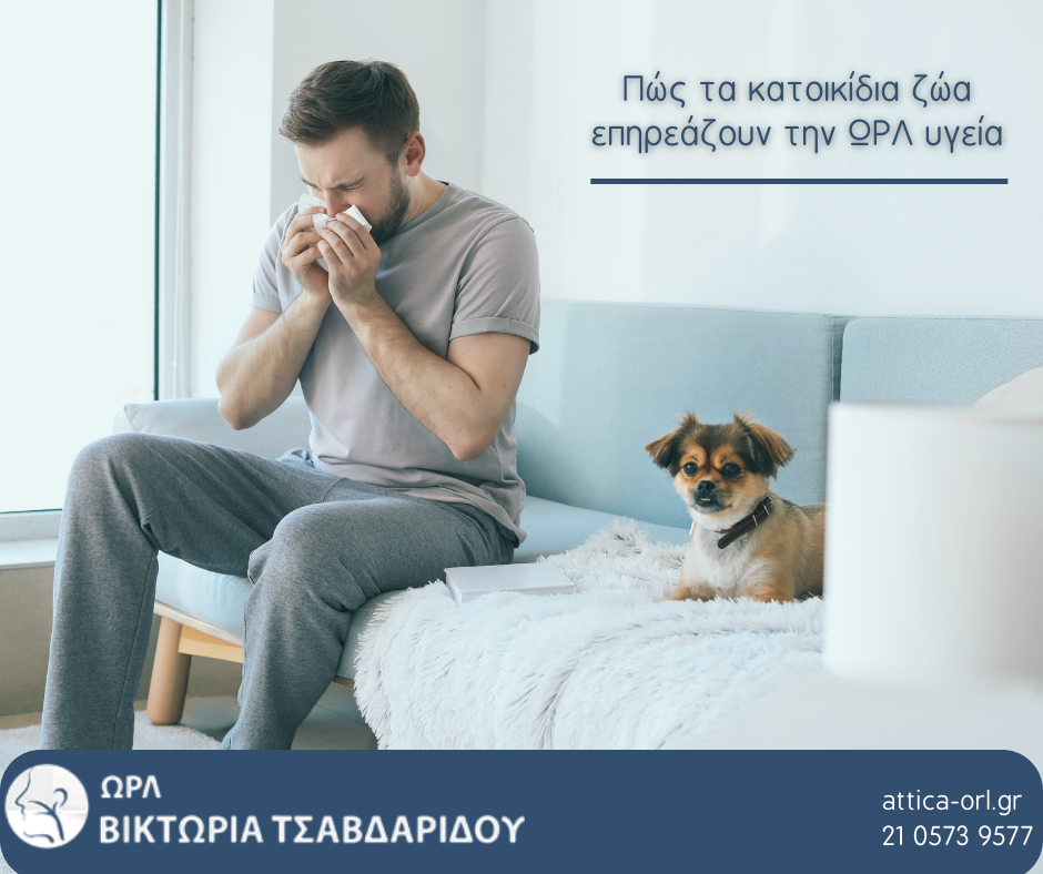Πώς τα κατοικίδια ζώα επηρεάζουν την ΩΡΛ υγεία
